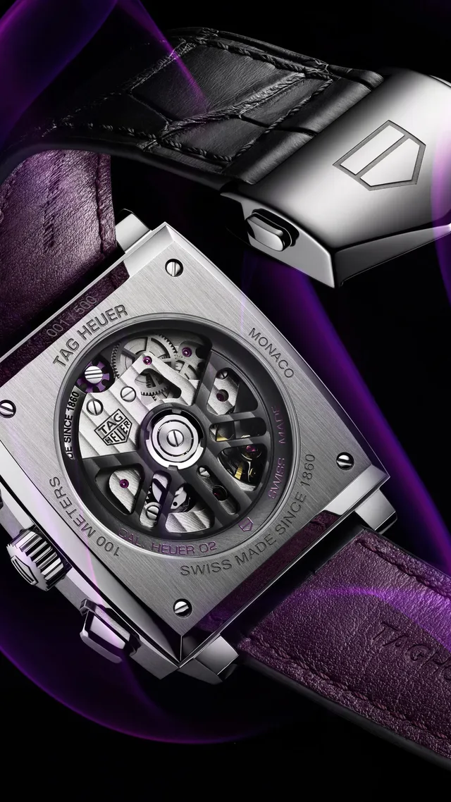 Purplicious: TAG Heuer Revs Up with a Beautiful Colored Monaco | WatchTime