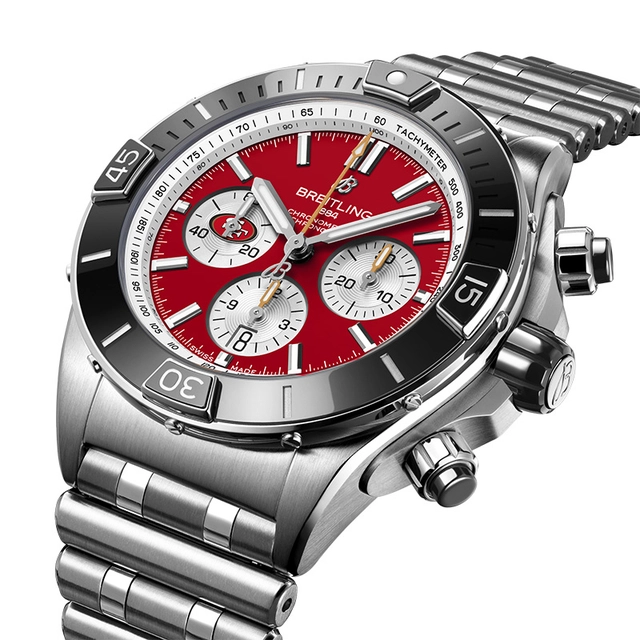 Breitling Scores Big with Super Chronomat B01 44 NFL Teams Capsule ...
